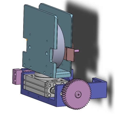 90度 180度翻转机构 SOLIDWORKS 2018 模型图纸下载 懒石网