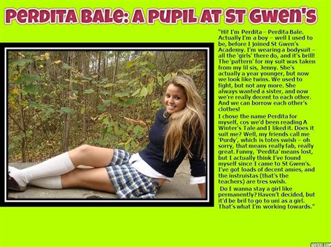 Tg Caption Perdita Bale A Pupil At St Gwens By P L Richards On Deviantart