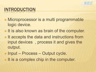 Microprocessor PPTX