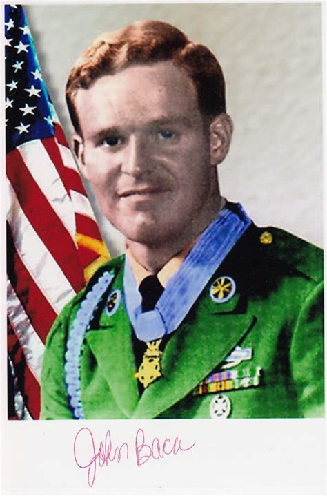 John Baca Vietnam Medal Of Honor Signed 4x6 Photo Autographed Moh Ebay