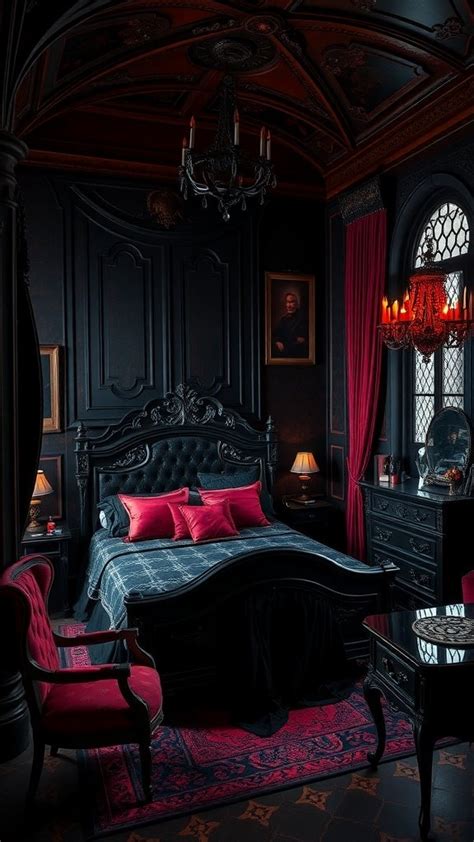 38 Seductive Bedrooms Drenched In Drama Inspired Realms