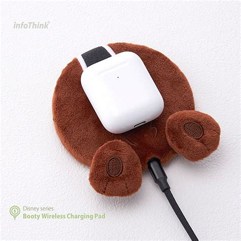Infothink Disney Series Booty Wireless Charging Pad Chip And Dale