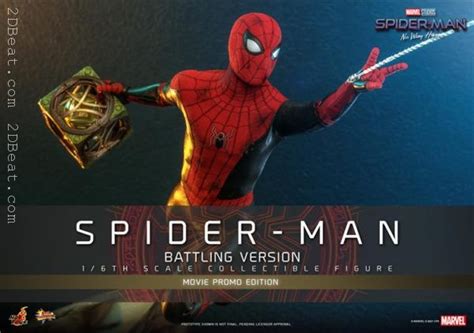 Hot Toys Mms625 16 Spider Man No Way Home Spider Man Battling
