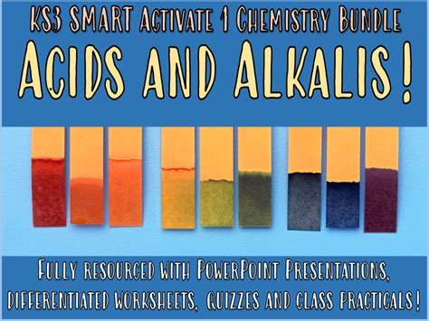 Acids And Alkalis SMART Activate 1 KS3 Chemistry Bundle Teaching