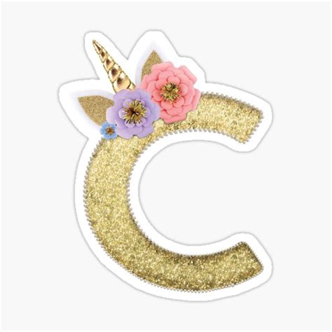 Letter C Sticker For Sale By Biiill Redbubble