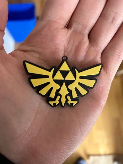 3d Printed Zelda Crest Makerworld