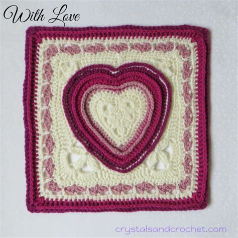 With Love Crochet Granny Square Weave Crochet