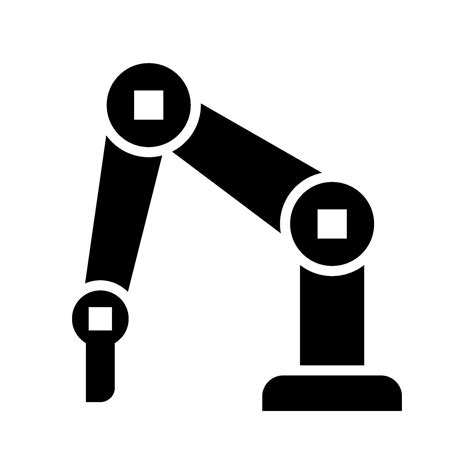 Industrial Robot Icon Vector Symbol Design Illustration 26219671 Vector