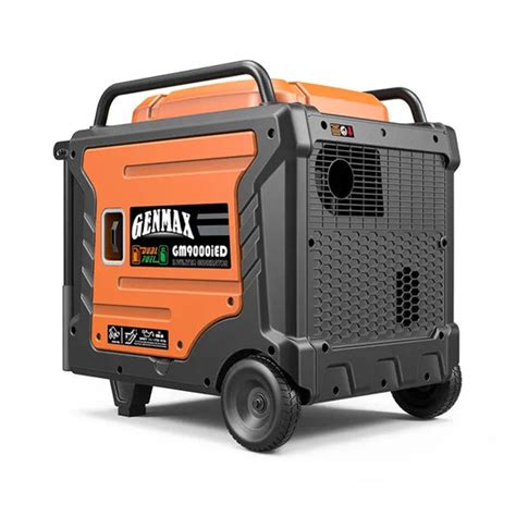 Gm9000ied 9000 Watt Dual Fuel Inverter Generator With Co Detect Genmax
