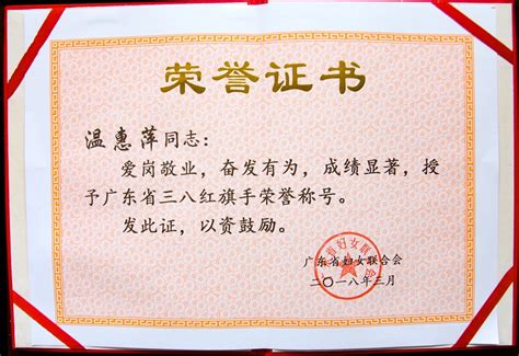 弘扬当代工匠精神 谱写巾帼绚丽华章——我院机电系温惠萍老师获“广东省三八红旗手”荣誉称号校园动态校园新闻