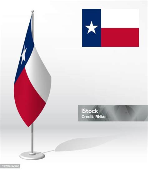 엄숙한 이벤트의 등록을위한 깃대에 텍사스의 미국 상태의 국기 외국 손님을 충족 텍사스 의 상태의 날 흰색의 사실적인 3d 벡터 3차원 형태에 대한 스톡 벡터 아트 및 기타