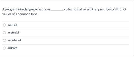 Solved Collection Of An Arbitrary Number Of Distinct A