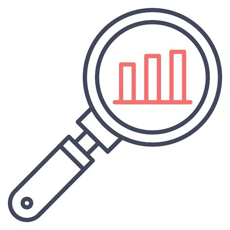 Premium Vector Search Statistics Vector Illustration Style