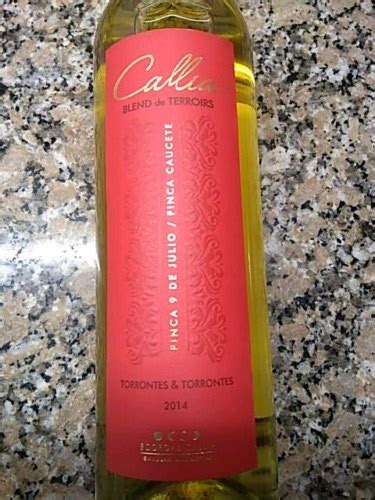 Callia Blend De Terroirs Torrontés Vivino English