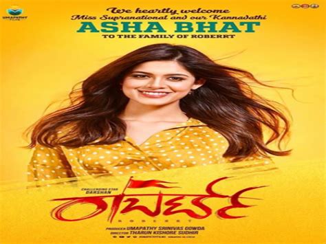 Asha Bhat To Make Her Kannada Debut Opposite Darshan