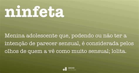 Ninfeta Dicio Dicionário Online de Português