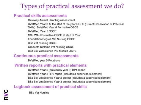 Ppt Practical And Work Based Assessment Powerpoint Presentation Free