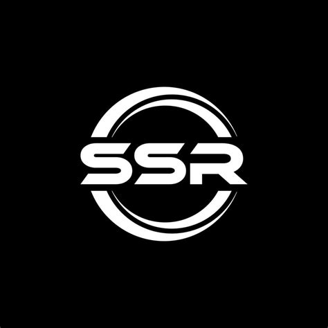 Ssr Letter Logo Design In Illustration Vector Logo Calligraphy