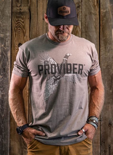 Pheasant Rooster Tee The Provider