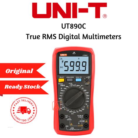 UNI T UT890C True RMS Digital Multimeter Up To 20A 1000V With AC DC