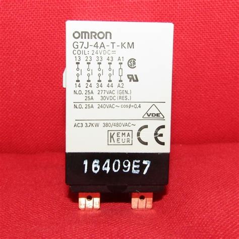 Yahoo オークション Omron パワーリレー【g7j 4a T Km】dc24v 大容量