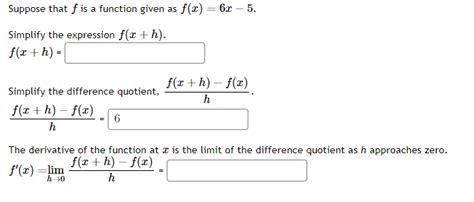 Solved Suppose That F Is A Function Given As F X X Chegg Com