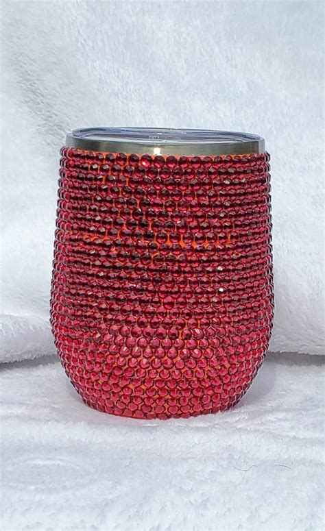 Bling Rhinestone Wine Glass Tumbler Eventeny