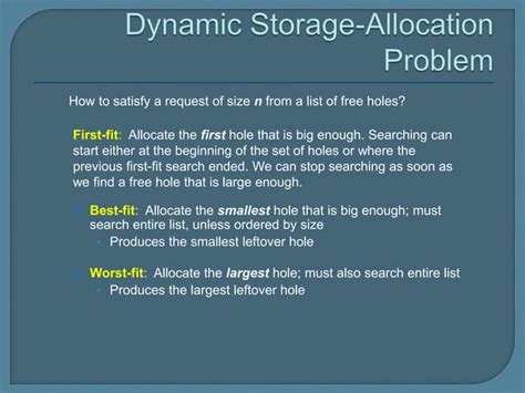 Contiguous Memory Allocationpptx Operating Systems Computer