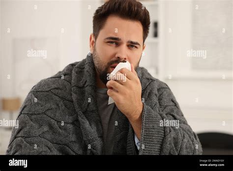 Sick Male Wrapped In Blanket Hi Res Stock Photography And Images Alamy