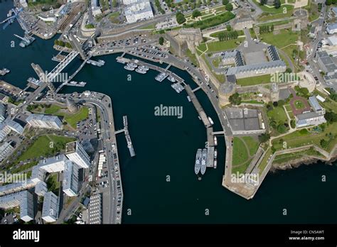 La France Finistère Brest Sommaire De La Rivière Penfeld Pont De