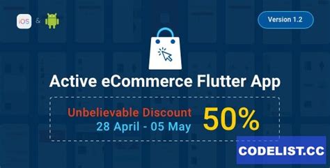 active ecommerce flutter app v1 2 premium scripts plugins and mobile
