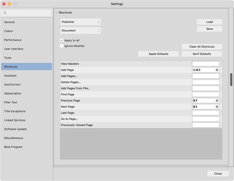 Publisher Document Keyboard Shortcuts Are Messed Up V2 Bugs Found