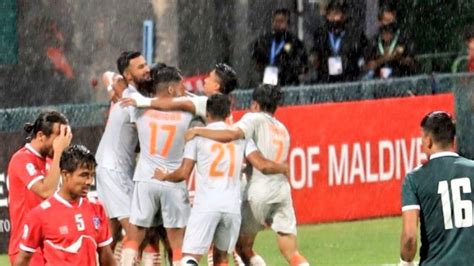 India Blank Nepal 3 0 To Win Saff Championship For 8th Time Sunil
