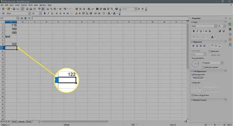 how to add up columns or rows of numbers in open office calc