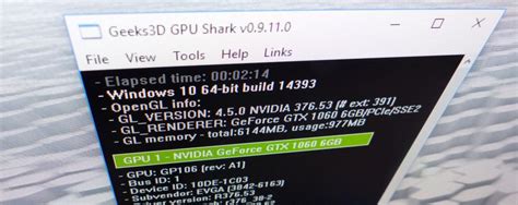 GPU Shark 0 9 11 Released Geeks3D