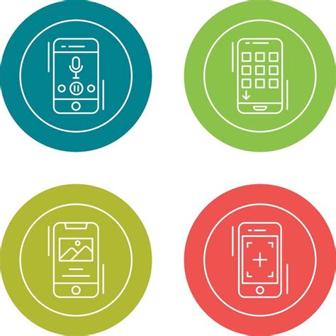 Voice Record And Device Icon Vector Art At Vecteezy