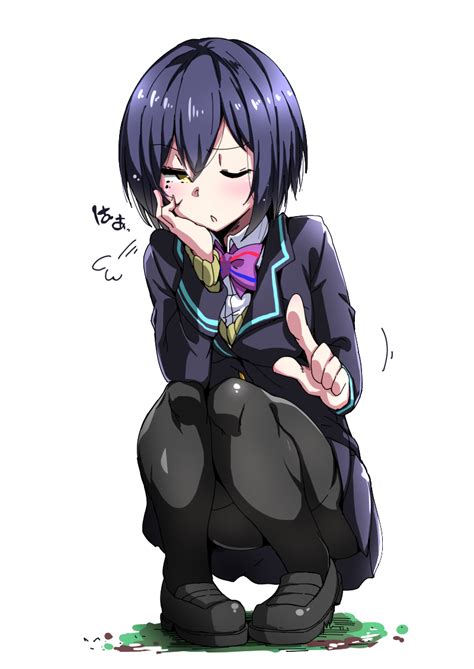 Safebooru 1girl O Black Footwear Black Jacket Black Legwear Black