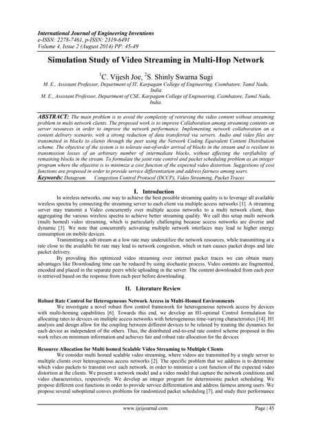 Distributed Multimedia Systemsdmms Ppt