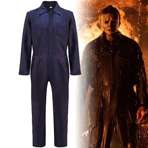 Halloween Costume Michael Myers Cosplay Horror Murderer Uniform Sets