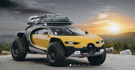 This Bugatti Chiron Off Road Concept Is The Perfect Suv For The