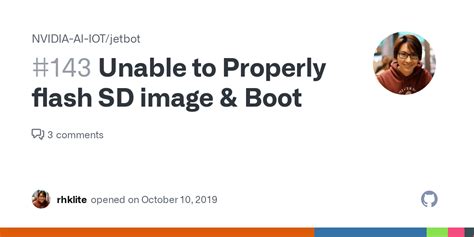 Unable To Properly Flash Sd Image And Boot · Issue 143 · Nvidia Ai Iot