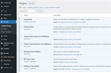How To Disable Caching And Minification Thegem Wordpress Woocommerce