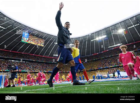 Tijjani Reijnders Seen During UEFA Euro Round Of Game Between National Teams Of Romania