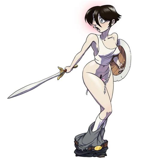 Clothes Fall Off Female Warrior Adm2720