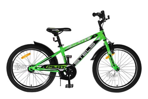 Характеристики Велосипед 20" STELS Pilot 200 Gent рост 11" зелёный ...