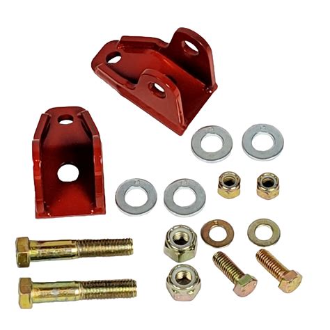 82 02 Camaro Firebird Coilover Lower Bracket Kit Red