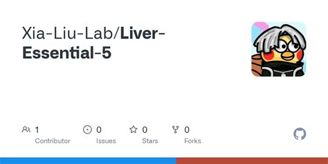 GitHub Xia Liu Lab Liver Essential 5