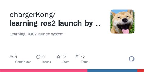 Github Chargerkong Learning Ros Launch By Example Learning Ros Launch System