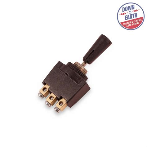 An On Off On Toggle Switch Latching For UK Style Indicators Down To Earth Auto Electrics