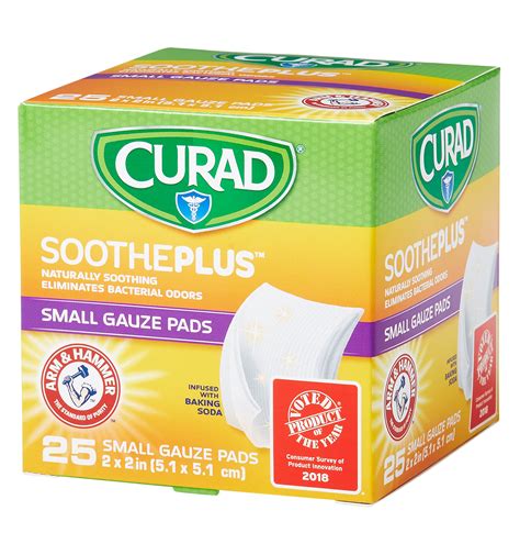 Small Gauze Pads With Arm And Hammer™ Baking Soda 2 X 2 25 Count